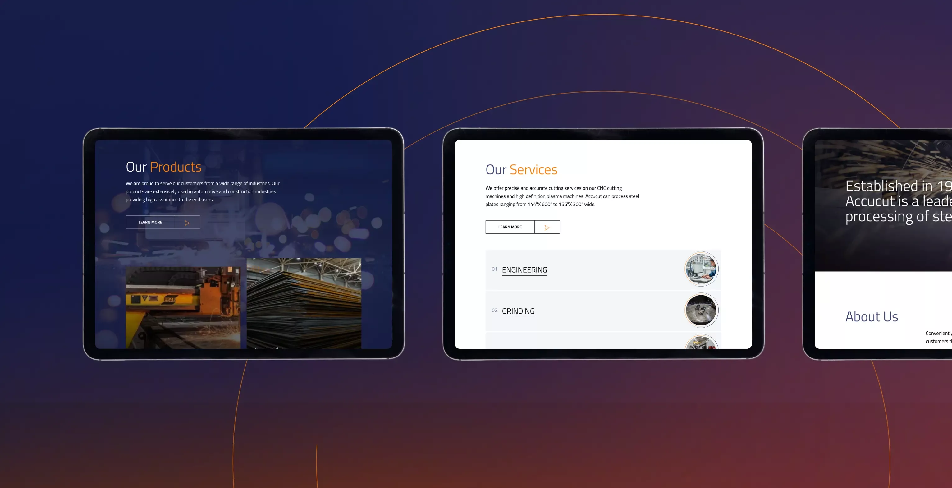 Website Design for AccuCut