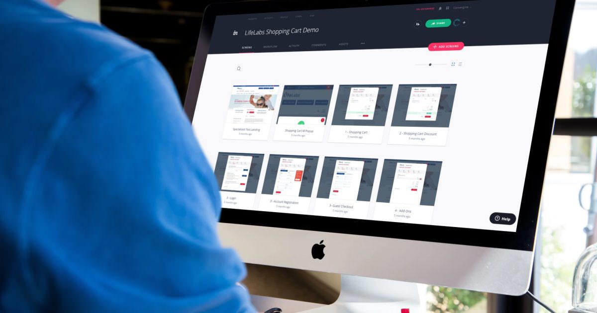 We use InVision to collaborate, create and run projects smoother